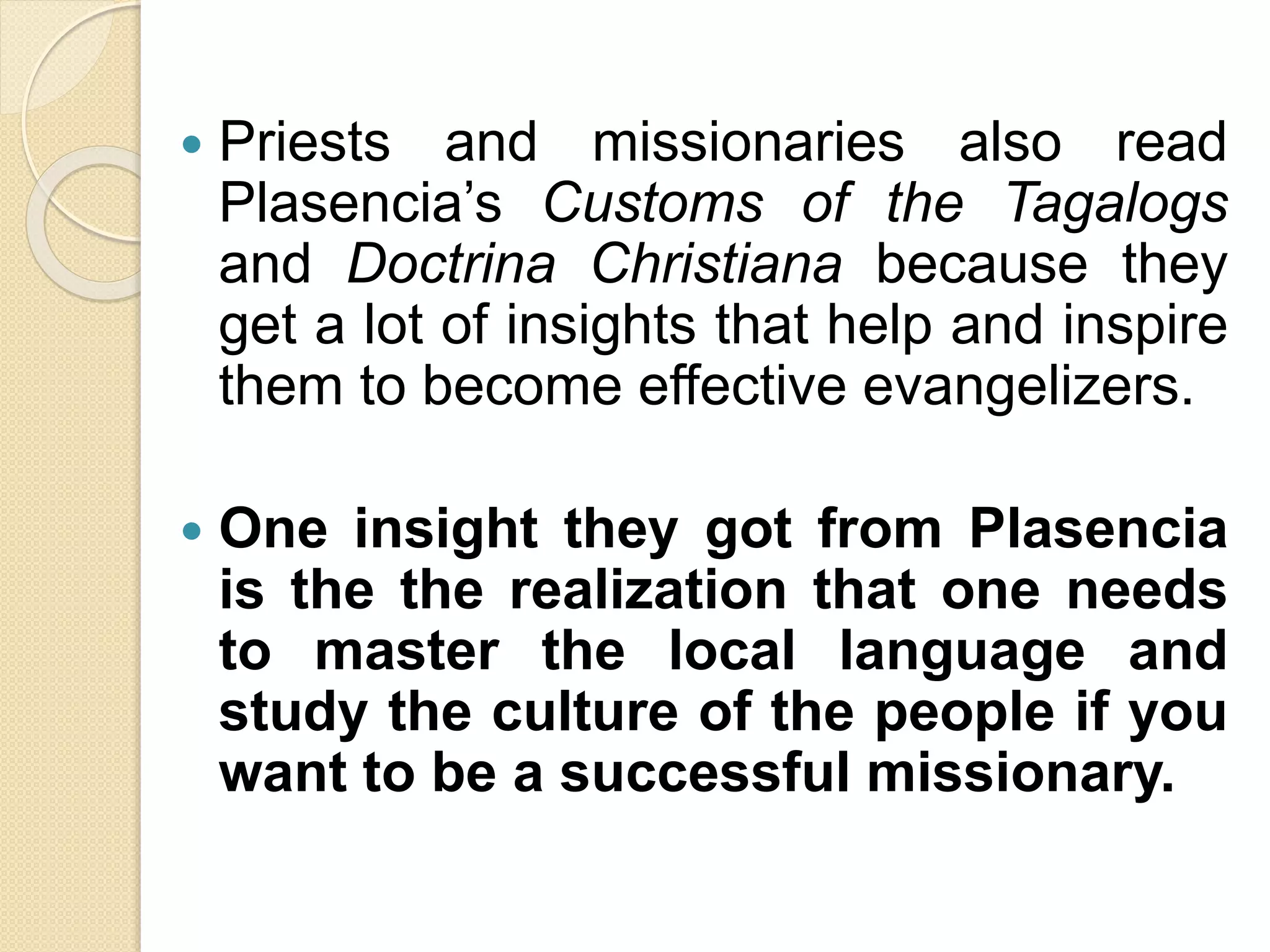 Customs of the Tagalogs by Plasencia (English version) (1).pptx