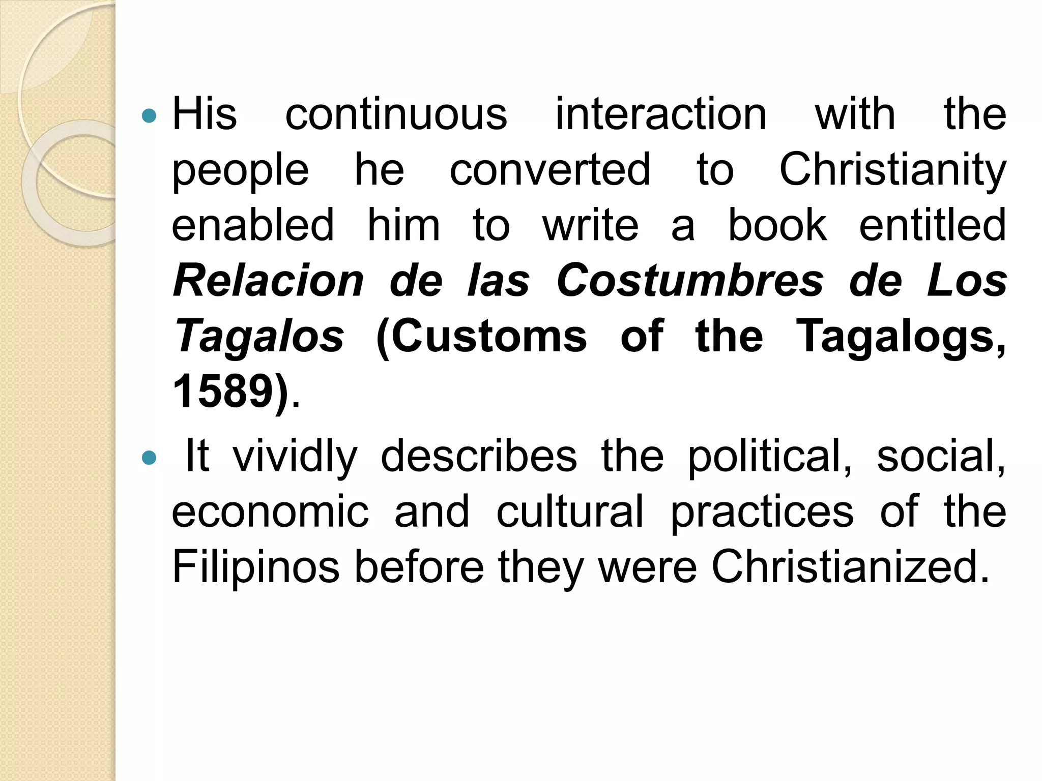 Customs of the Tagalogs by Plasencia (English version) (1).pptx