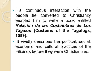 Customs of the Tagalogs by Plasencia (English version) (1).pptx