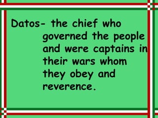 Customs of the Tagalog | PPT