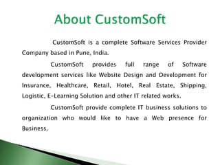 CustomSoft PHR Software | PPTX