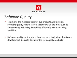 Enozom Custom Software | PPTX