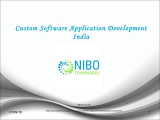 Custom software application development center in india - NIBO ...
