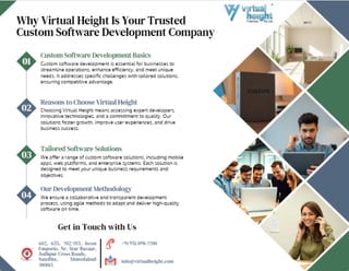 Leading Custom Software Development Company for Scalable Business Solutions | PPT