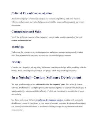 Custom Software Development Guide: Types, Costs, and Best Practices ...
