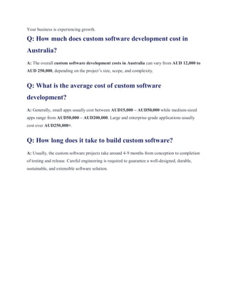 Custom Software Development Guide: Types, Costs, and Best Practices ...