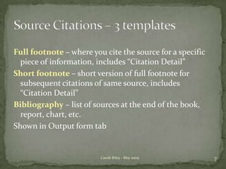 Custom source types | PPTX | Genealogy and Ancestry | Hobbies & Interests