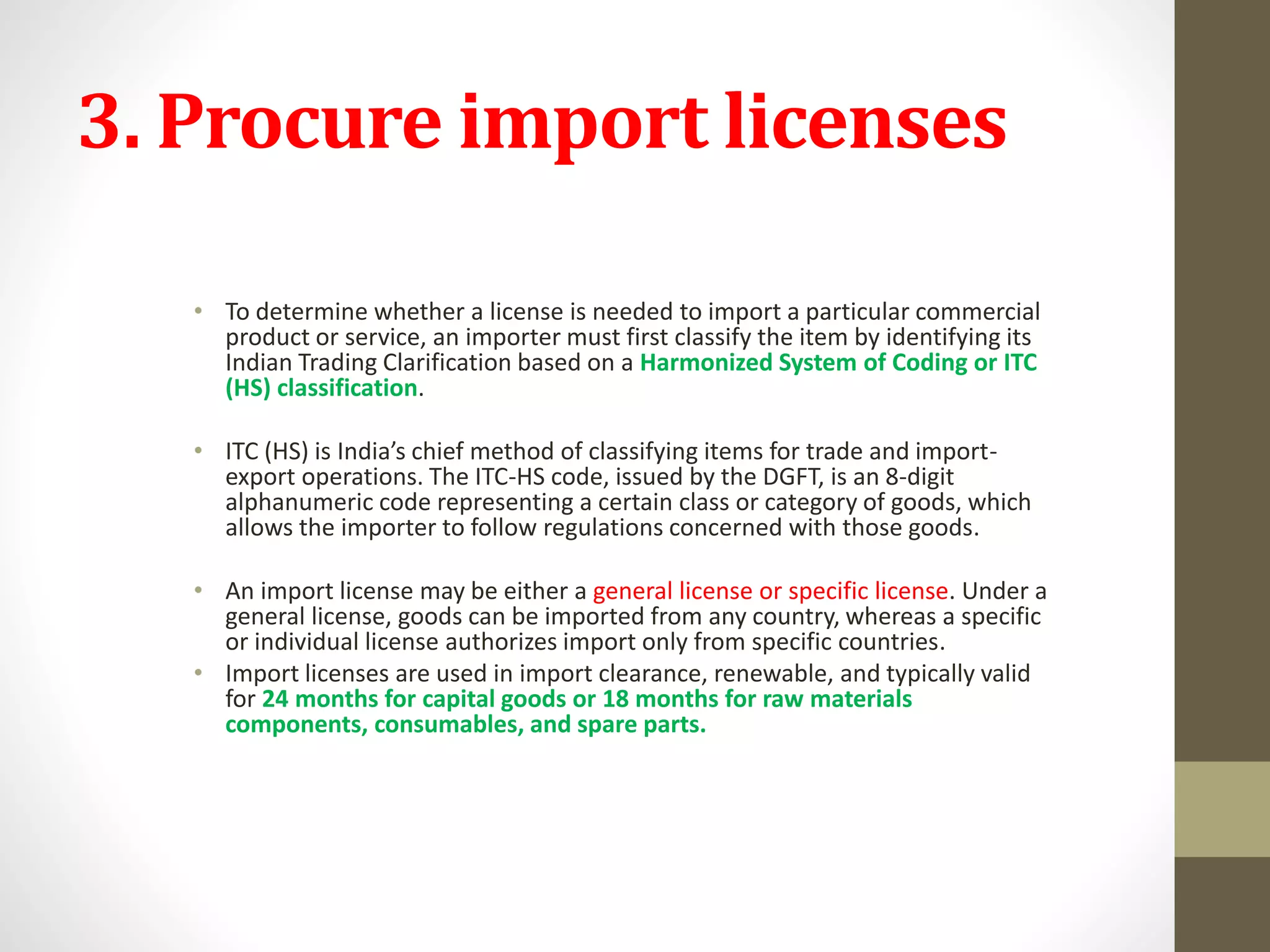 Customs procedure In India | PPTX | Business | Business and Finance
