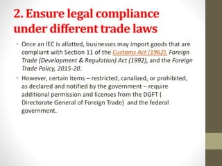 Customs procedure In India | PPTX