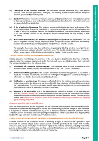 Customs recordal for IPR protection in Laos – What you must know .pdf