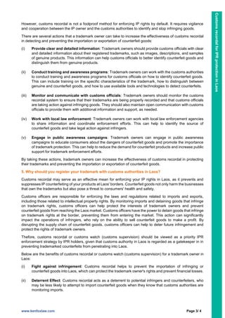 Customs recordal for IPR protection in Laos – What you must know .pdf