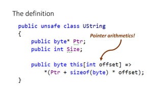 Strings, C# and Unmanaged Memory | PPT