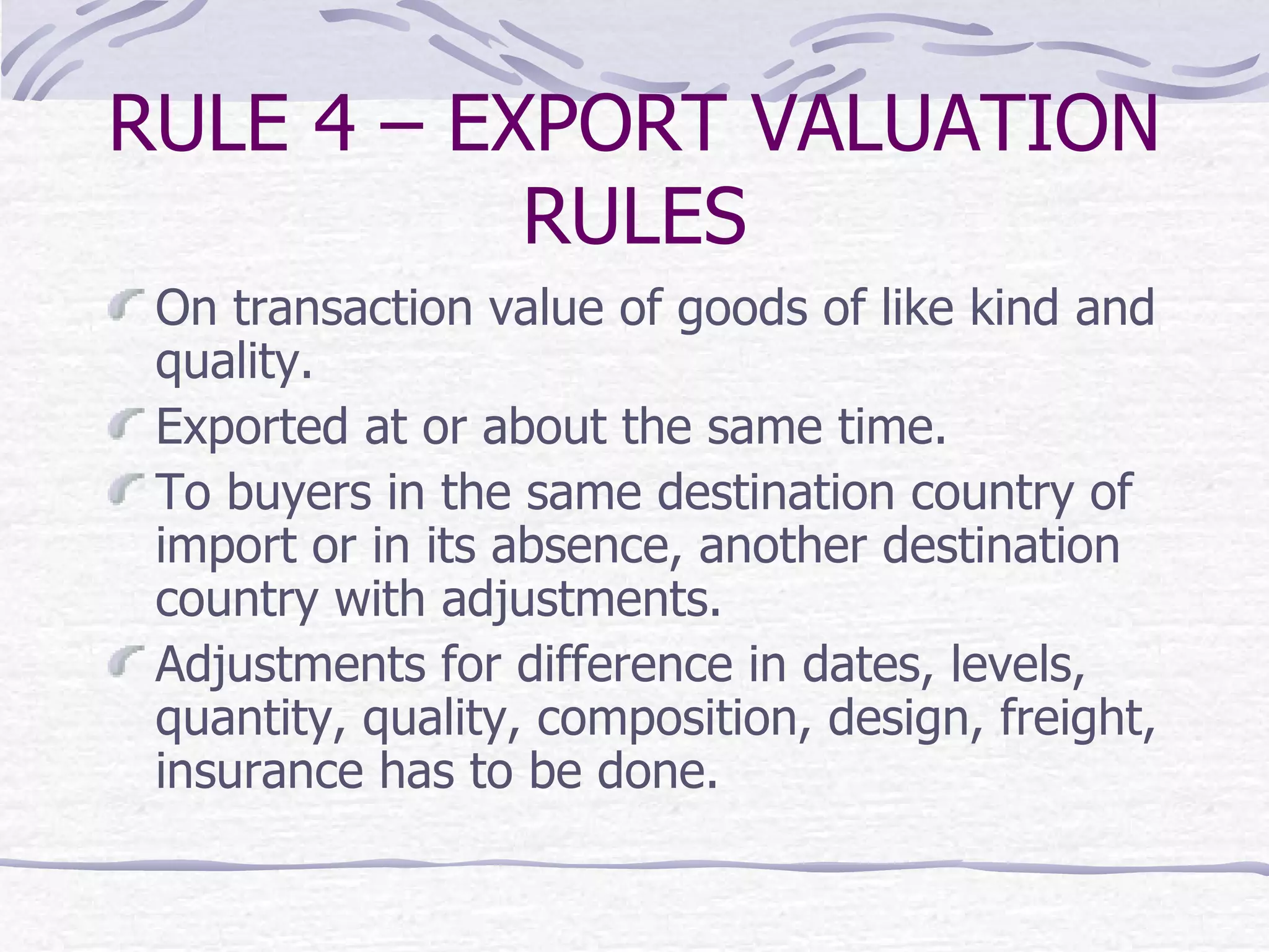 Customs Valuation PPT - Mr Vaitheeswaran | PPT