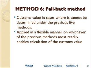 CUSTOMS VALUATION PRINCIPLESgoooooood.ppt