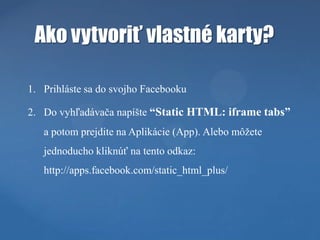 Custom tabs prezentácia | PPTX