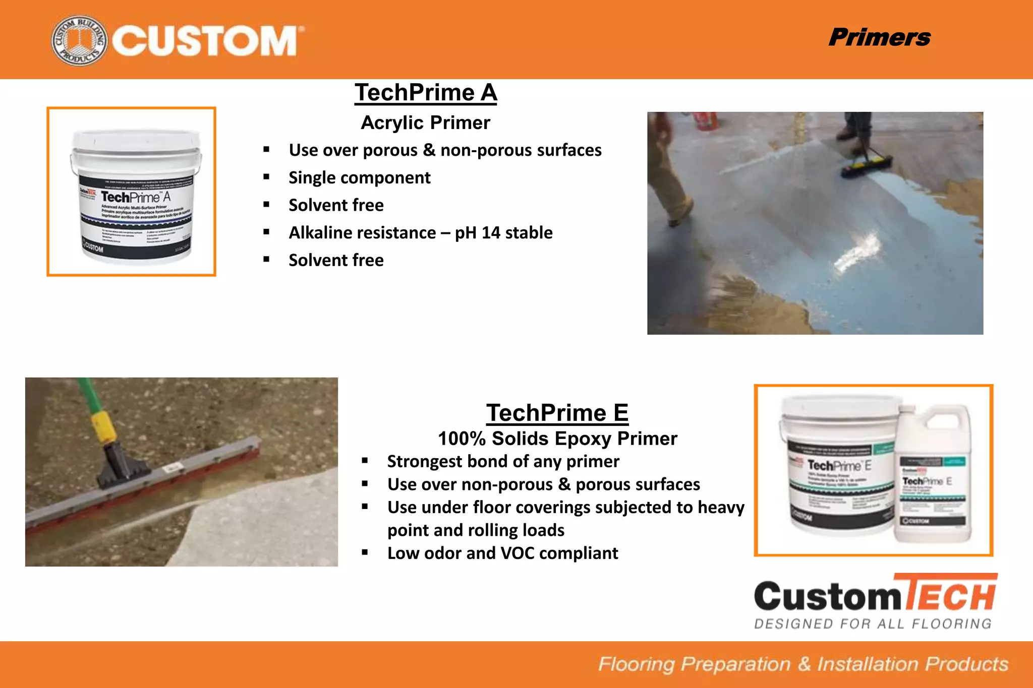 CustomTech Flooring Preparation Systems | PPT