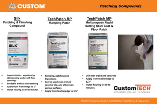CustomTech Flooring Preparation Systems | PPT