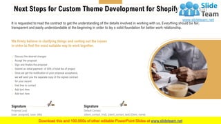 Custom Theme Development For Shopify Proposal PowerPoint Presentation Slides | PPT