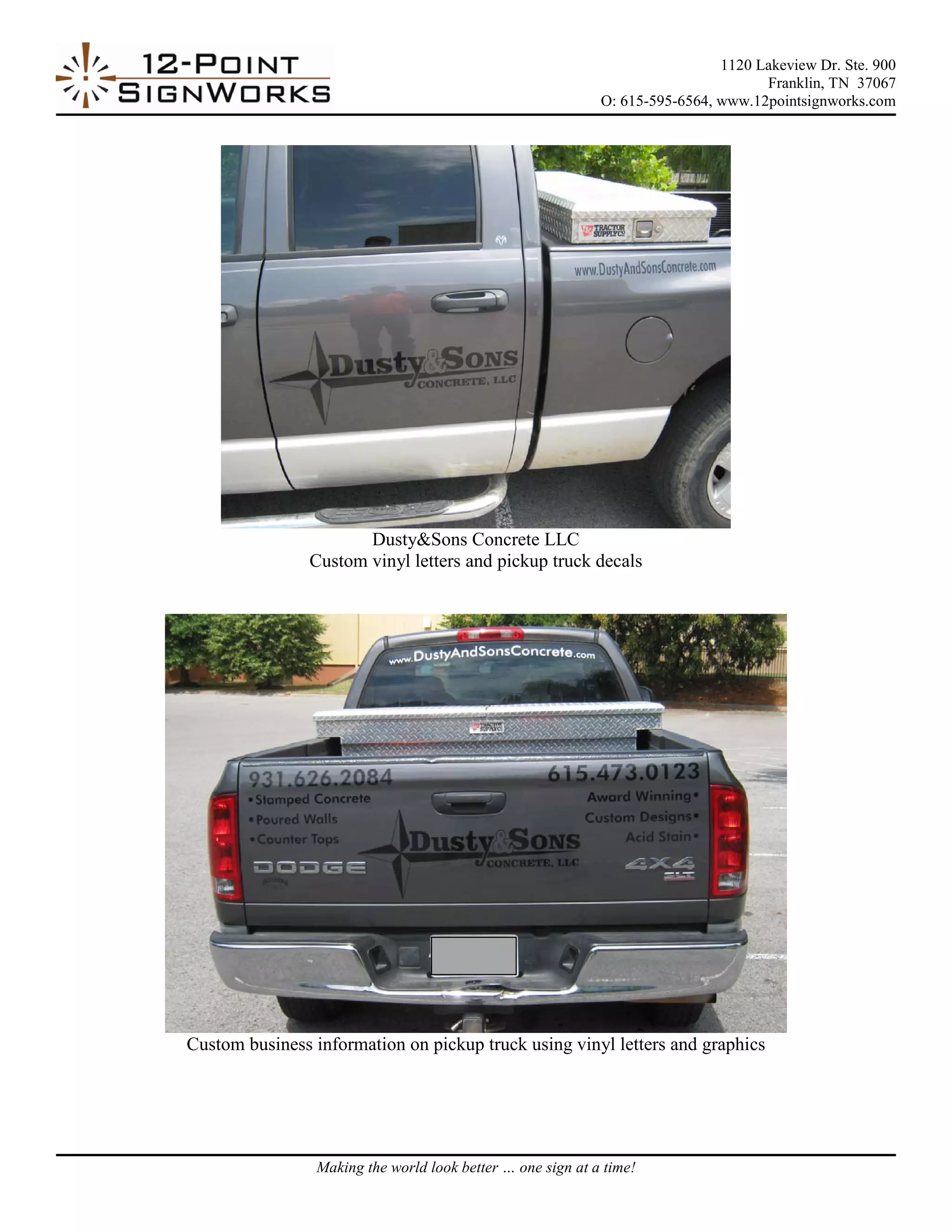 Custom Trailer Wraps and Graphics Examples | PDF