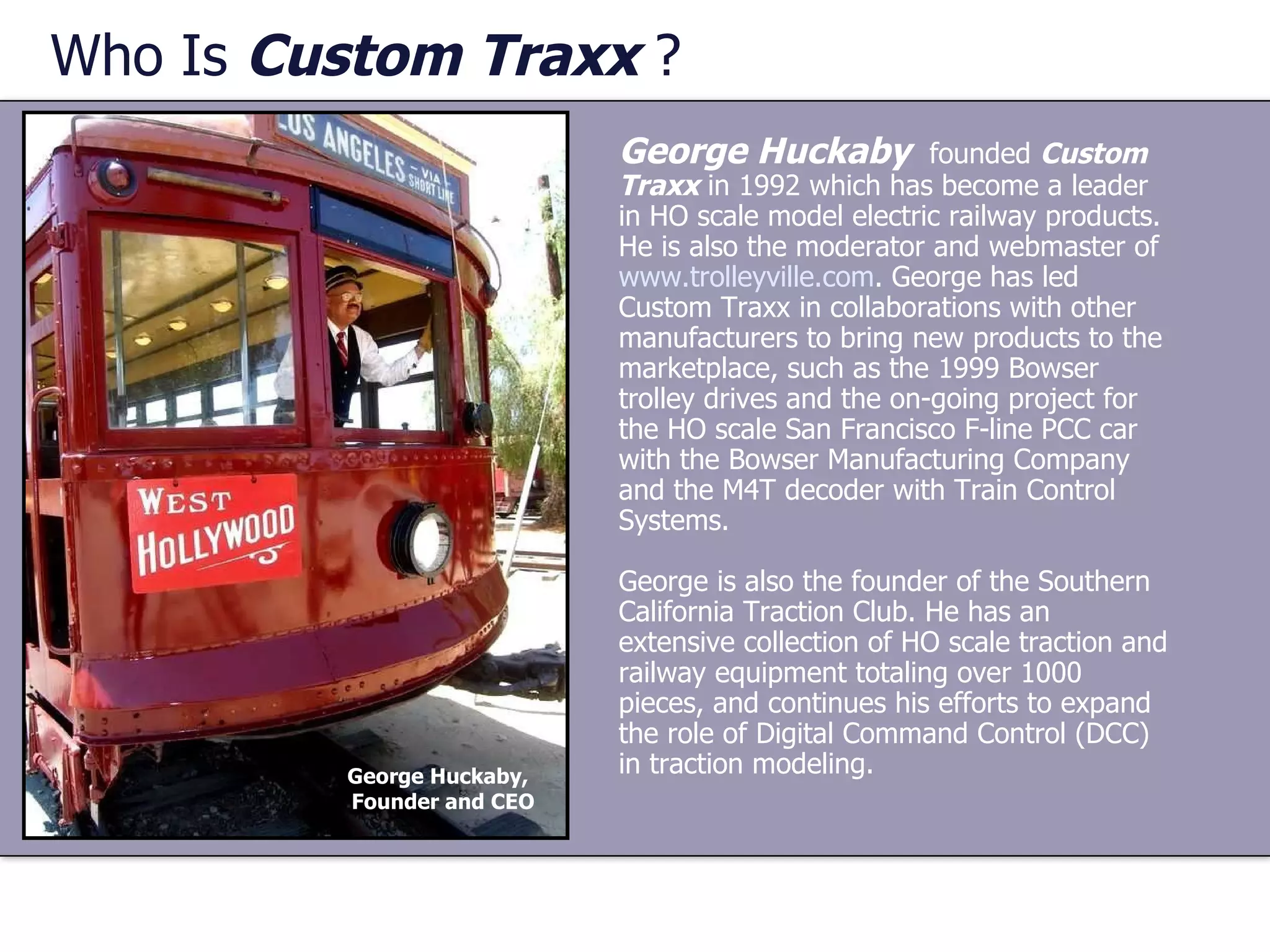 Custom Traxx Overview | PPT