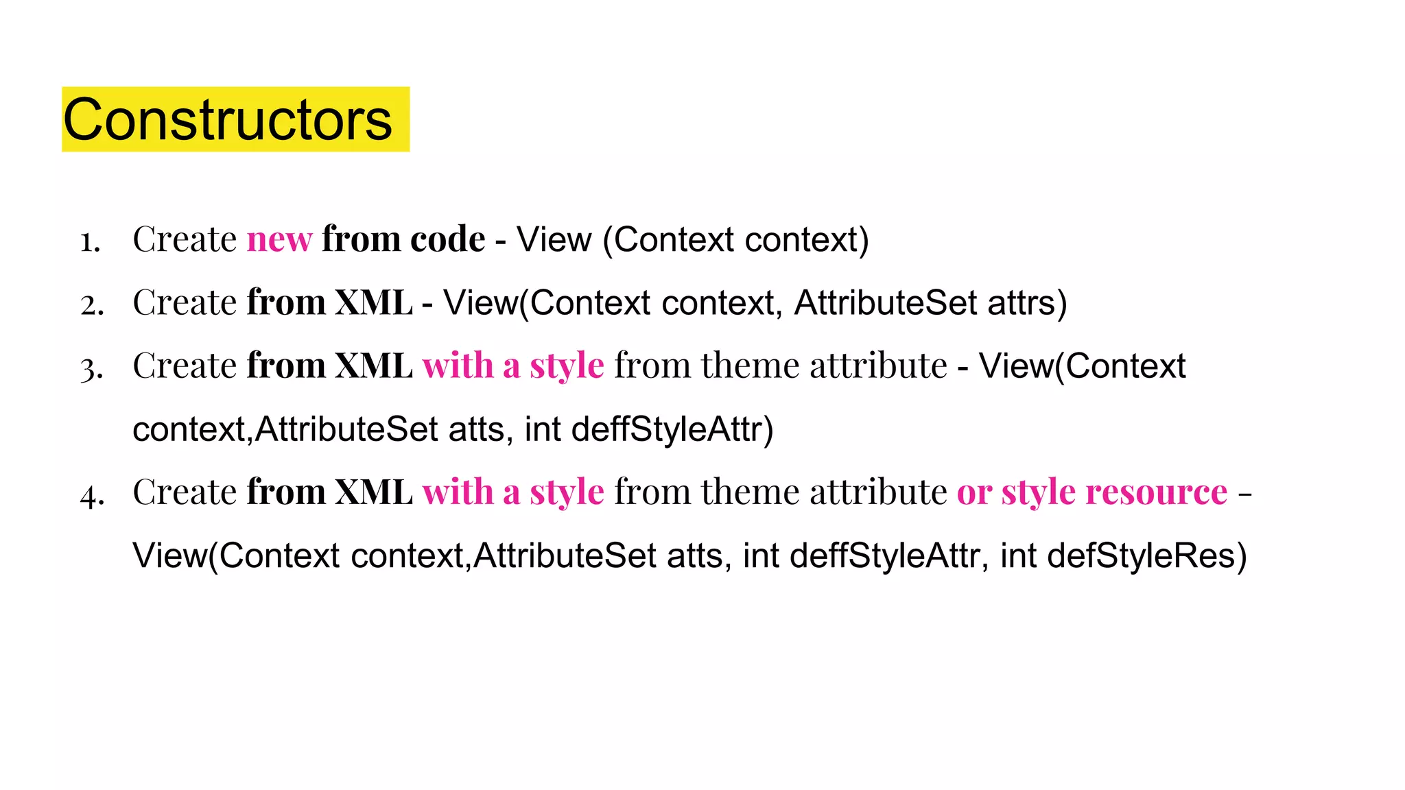 Android Custom views | PPT