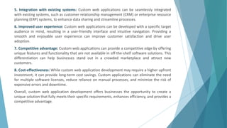 Custom Web Application Development Services | PPTX