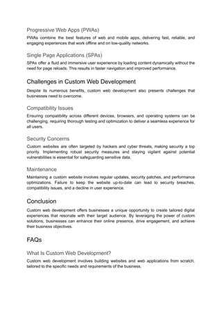 Custom Web Development_ Crafting Digital Solutions Tailored to Your ...