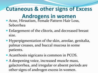 Cutaneous Signs of Androgenization | PPT