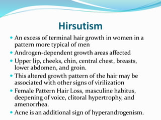 Cutaneous Signs of Androgenization | PPT