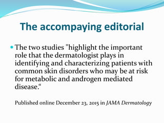 Cutaneous Signs of Androgenization | PPT