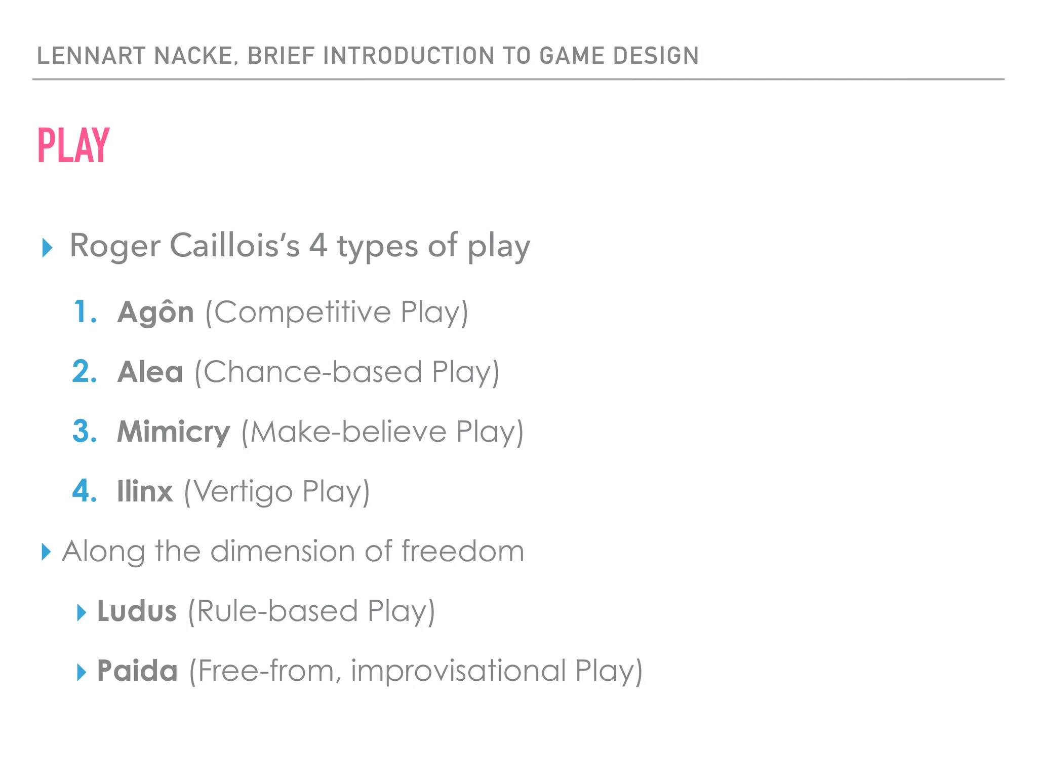 Brief Introduction to Game Design | PDF