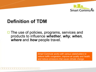 Employer-Sponsored Transit: A TDM Strategy for Encouraging Transit ...