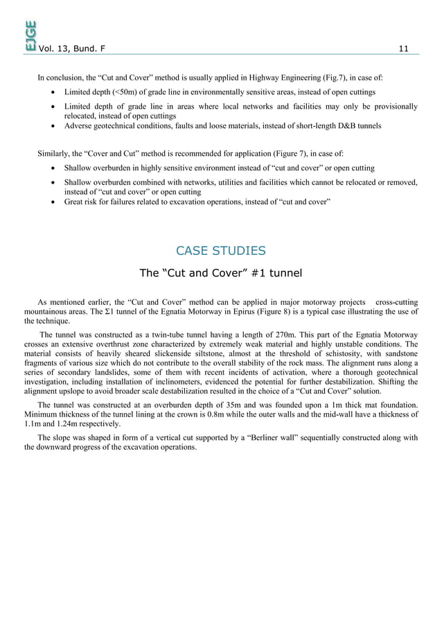 Cut and cover | PDF | Civil Engineering Industry | Industries