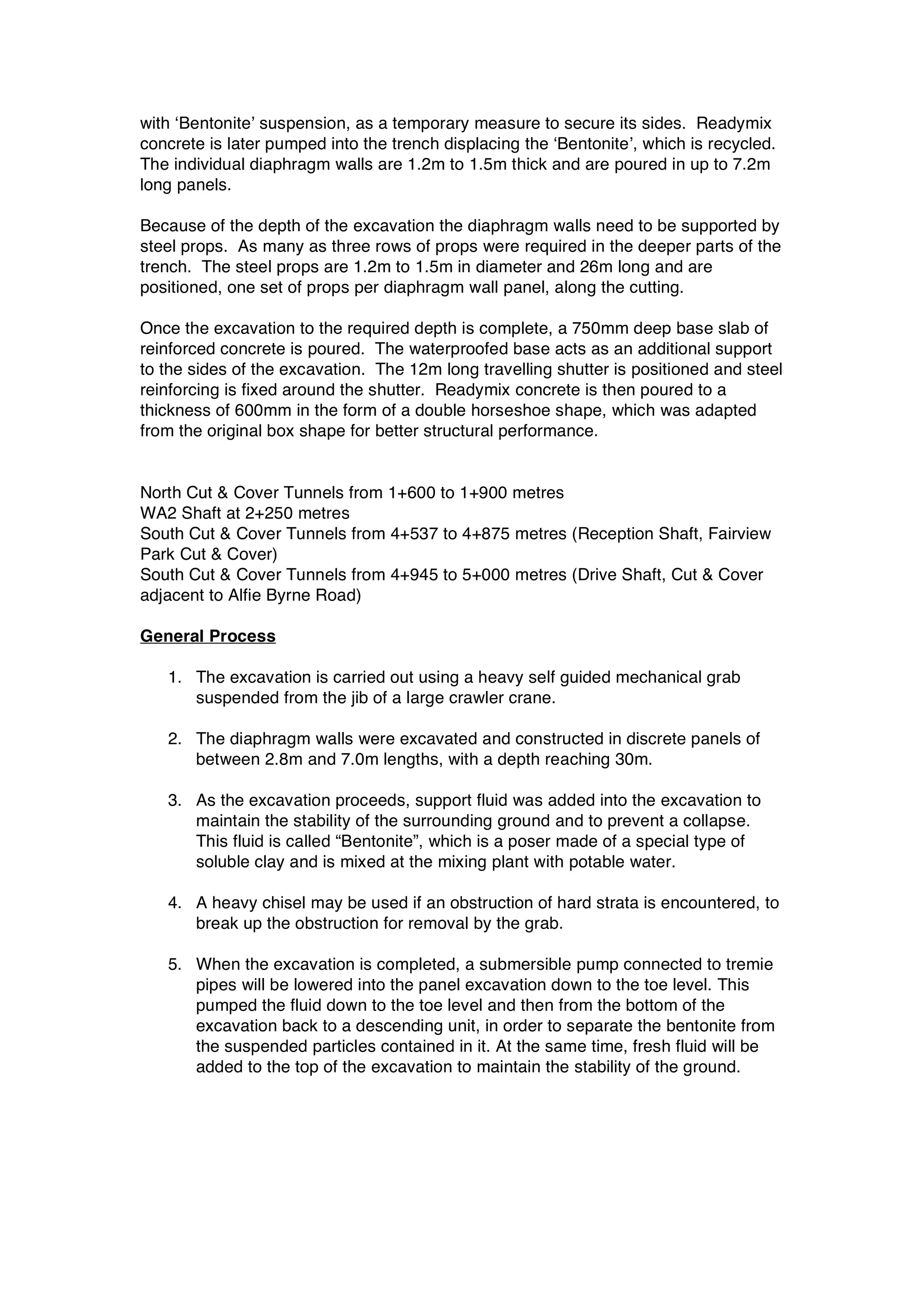 Cut and cover_sections | PDF