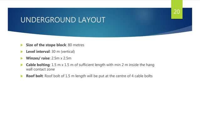 Cut and Fill mining | PPTX