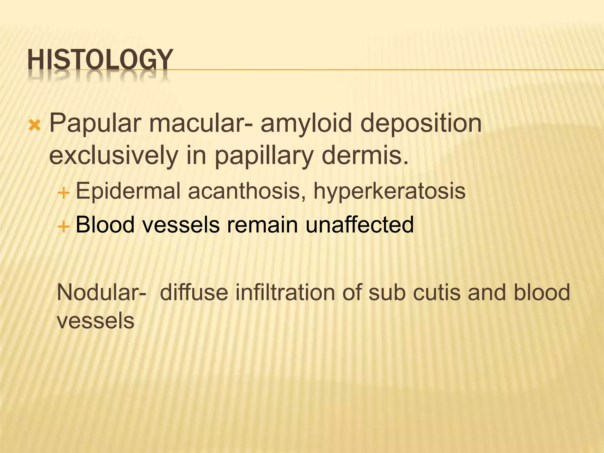Cutaneous amyloidosis | PPTX
