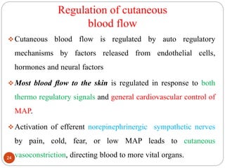 Cutaneous and lymphatic circulation | PPTX