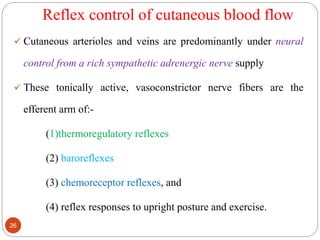 Cutaneous and lymphatic circulation | PPTX