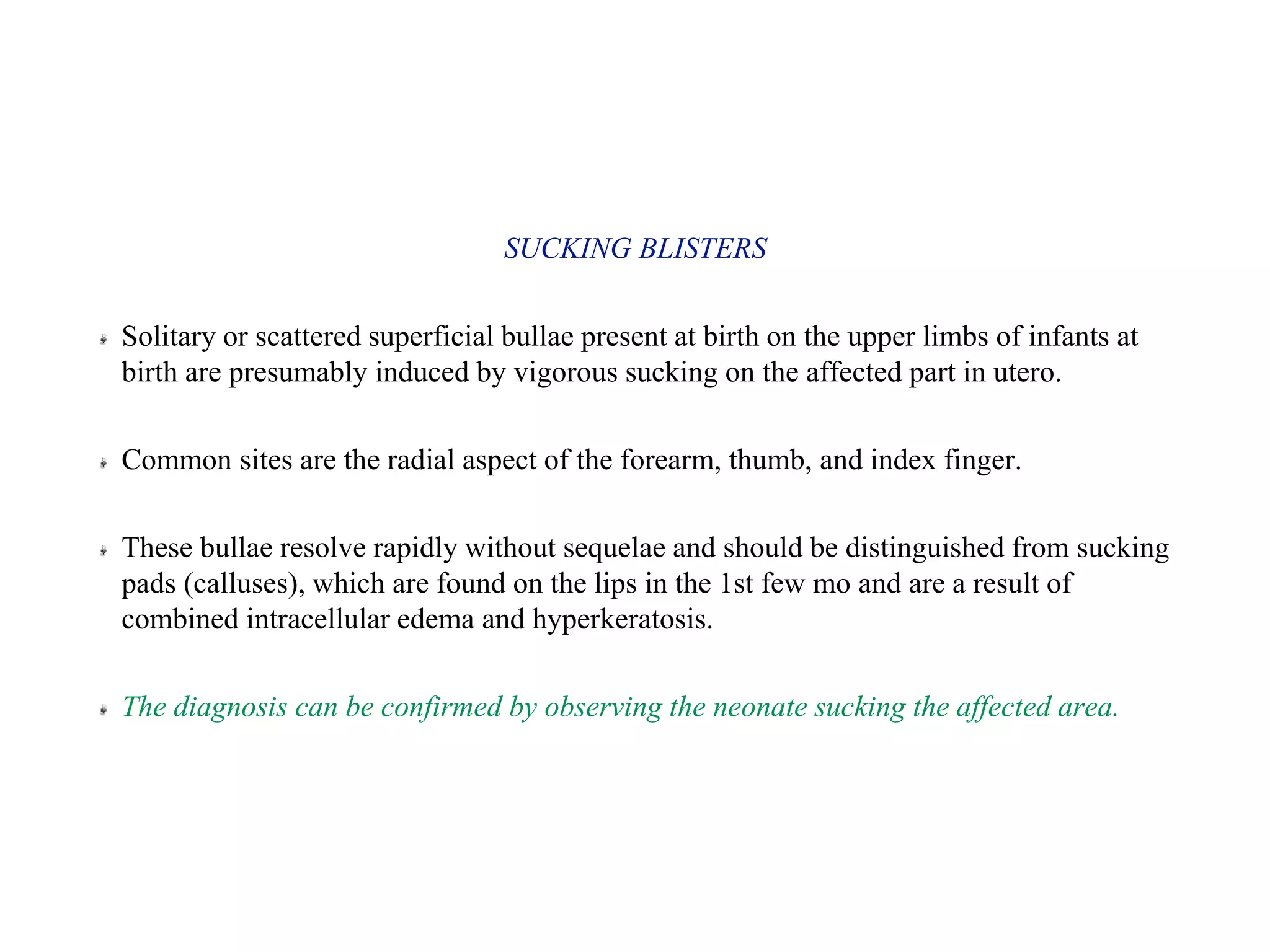Cutaneous disease of the neonate | PPTX