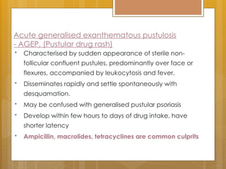 Cutaneous Drug eruptions (part-2).pptxcc | PPT