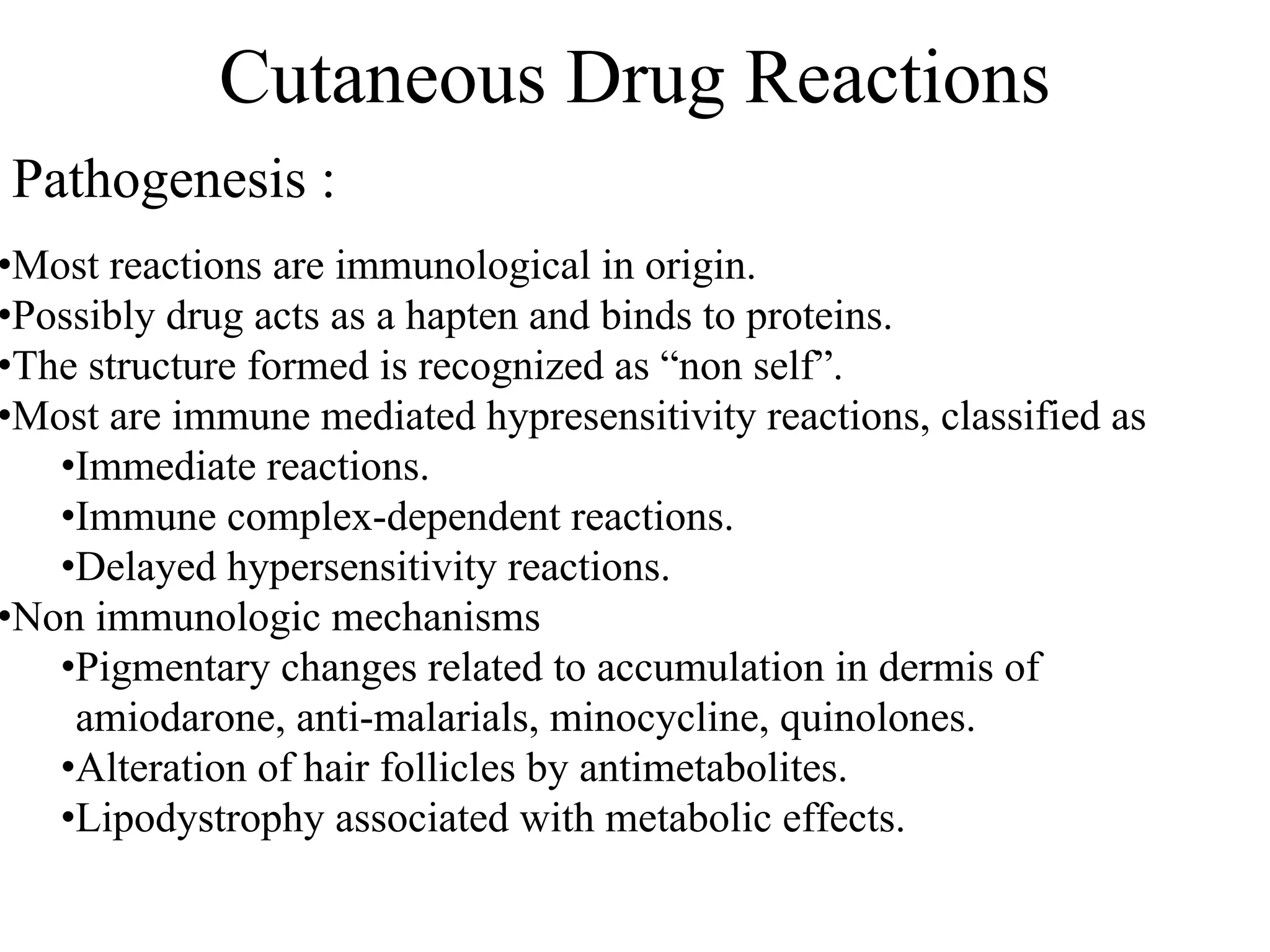Cutaneous drug reactions | PDF