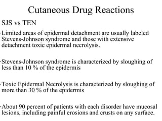 Cutaneous drug reactions | PDF