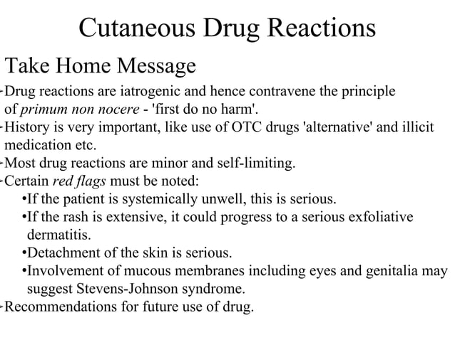 Cutaneous drug reactions | PDF | Skin and Dermatology | Diseases and ...