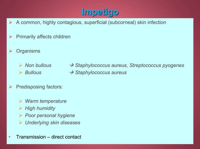 Cutaneous Infections of skin disease management | PPT