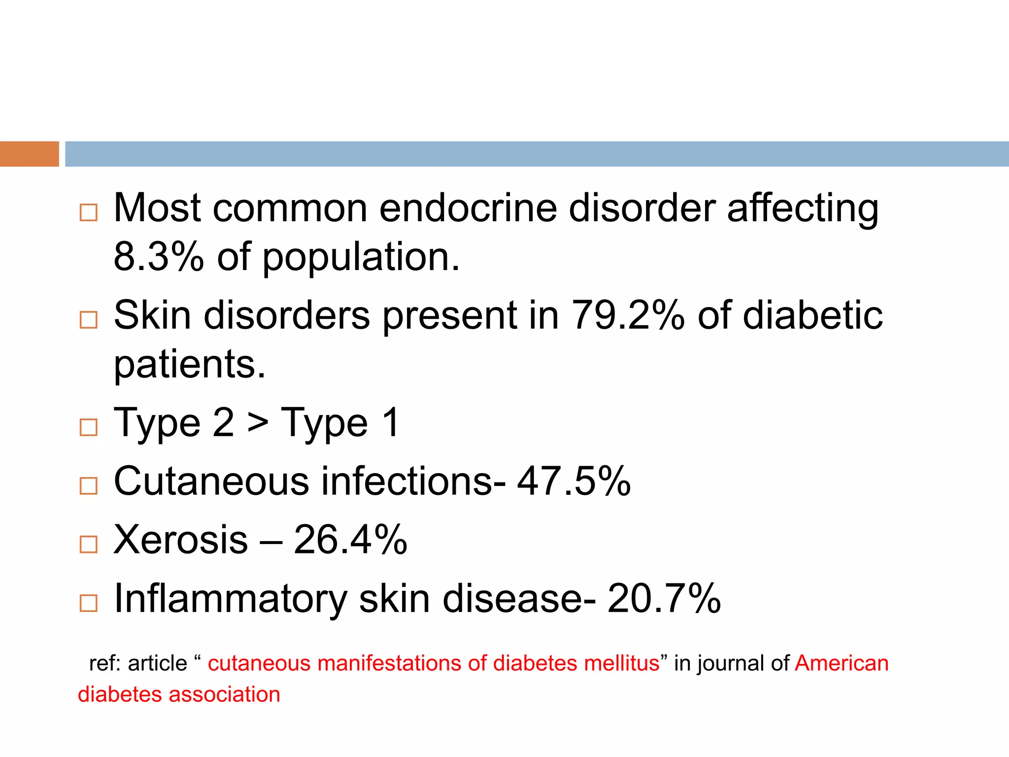 Cutaneous manifestations of endocrine disease | PPTX