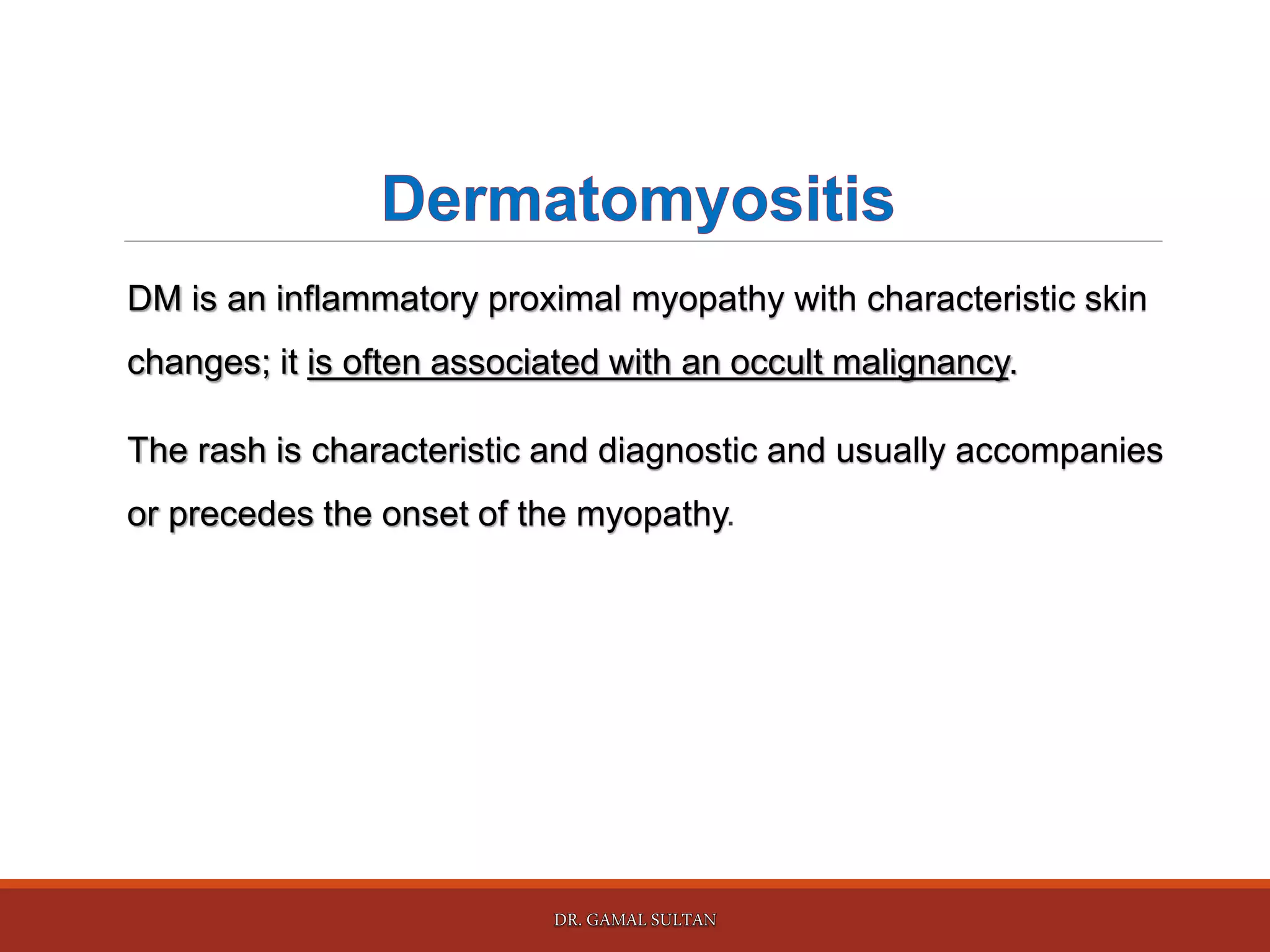 Cutaneous manifestations of internal malignancy and paraneoplastic ...