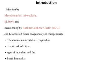 Cutaneous manifestations of tb | PPT