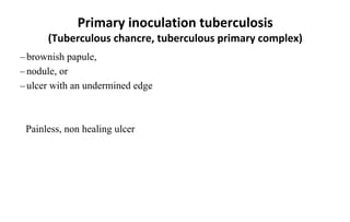 Cutaneous manifestations of tb | PPT