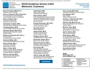 Cutaneous melanoma nccn 2021 | PDF