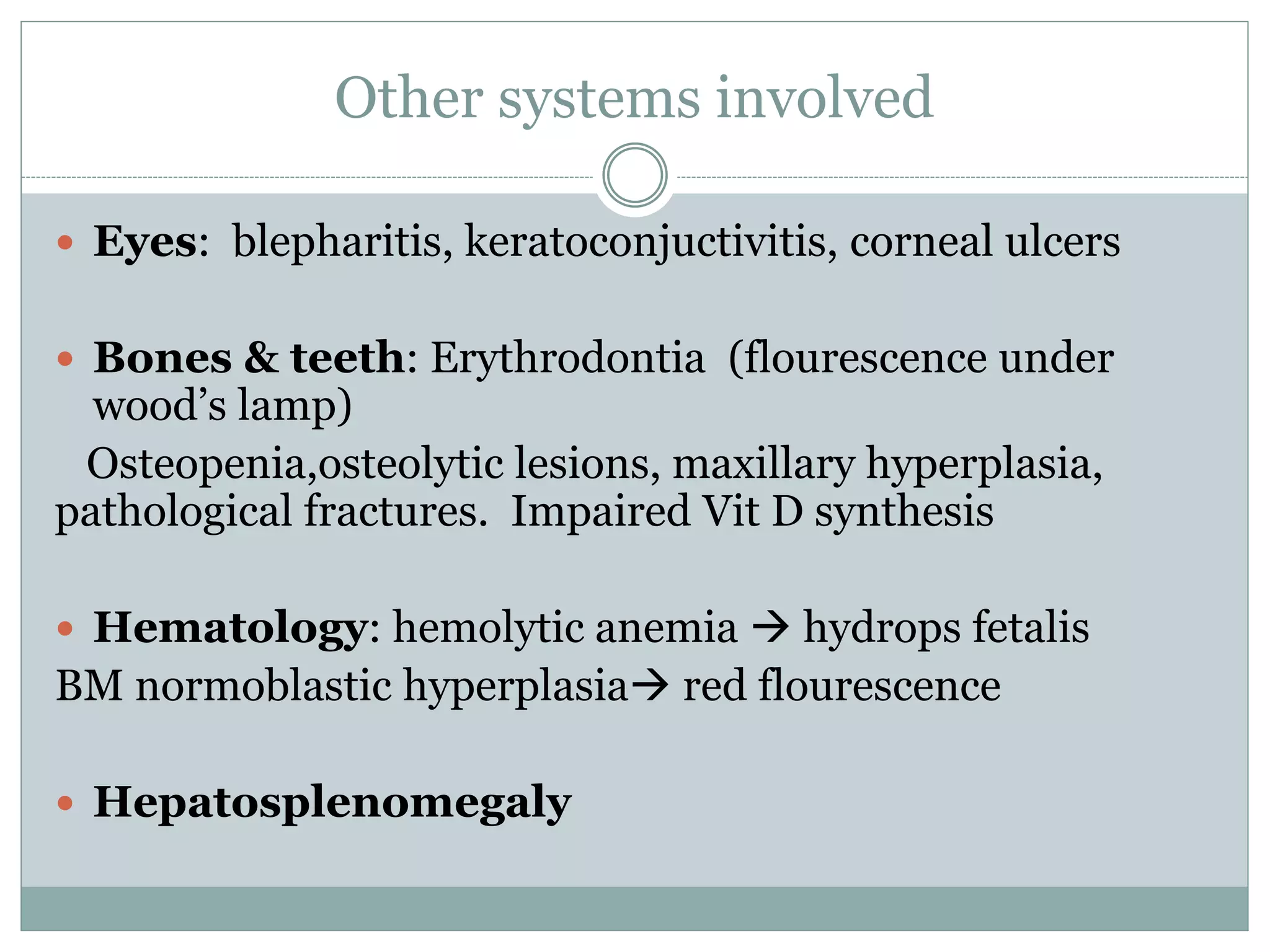 Cutaneous porphyrias | PPTX